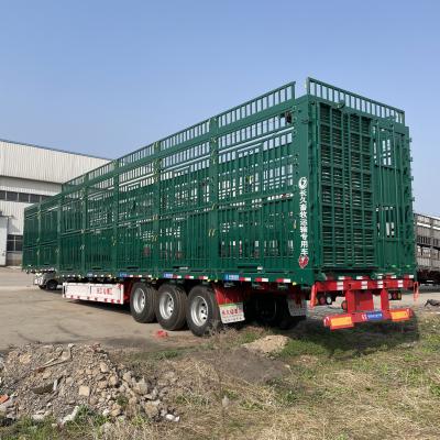 Cina Semi-rilegato Camione Relè Tipo 3 Assi Due Magazzini 50 Capelli Ferraglia per bestiame bovino in vendita