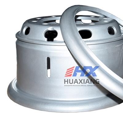 China Trailers de caminhões rodas personalizadas rodas de aço de engenharia para pneus fortes e duráveis à venda