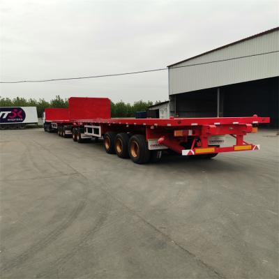 China Customizable 20ft 40ft 45ft Transport Container Trailer with Max Payload of 40T for sale