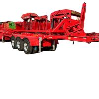 China Container Transportation Truck Trailers Customizable Double Trailer Trains for sale