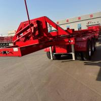 China Container Transportation Truck Trailers Customizable Double Trailer Trains for sale