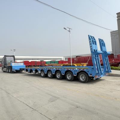 Cina Semi-remorchi pesanti a letto basso per il trasporto di macchine di grandi dimensioni 23220*3600*2750mm in vendita