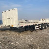 China 2 Axle 20Ft Container Semi Trailer high efficiency With Air Suspension for sale