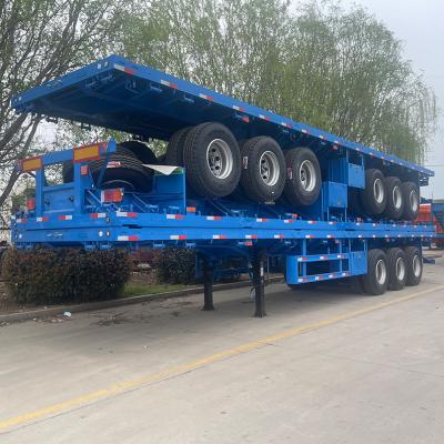 China 2 Axle 20Ft Container Semi Trailer high efficiency With Air Suspension for sale