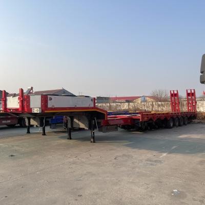 Cina 80 tonnellate di rimorchio idraulico estensibile a 9 assi con sospensione meccanica in vendita
