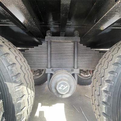 China Customers Optional 40Ft Flatbed Trailer Low Platform Semi-Trailer for Steel Transport for sale