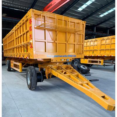 China Vervaardiging van staal slepen Dolly Flatbed Semi-trailer voor Truck Support Customization Te koop