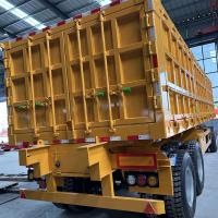 China Drawbar Flatbed Container Semi Trailer with Mechanical Suspension for sale