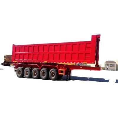 Hydraulic Cylinder Dump Semi-Trailer with Mechanical Suspension