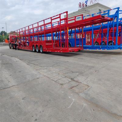 Chine Semi-remorque de transport de véhicules en acier pour le transport de véhicules personnalisés 17300mm*2550mm*3800mm à vendre
