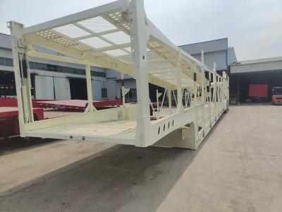 Chine Semi-remorque de transport de véhicules en acier pour le transport de véhicules personnalisés 17300mm*2550mm*3800mm à vendre