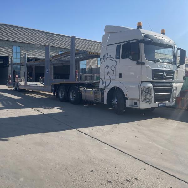 Quality 15 Workdays Production Time Semi-Trailer Car Transport Trailer with and Two for sale