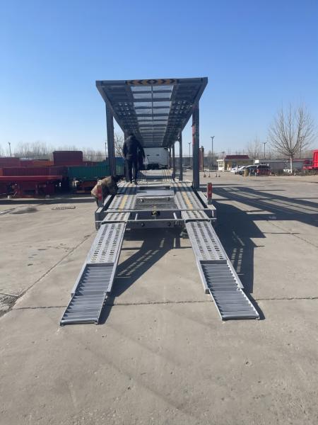 Quality 15 Workdays Production Time Semi-Trailer Car Transport Trailer with and Two for sale