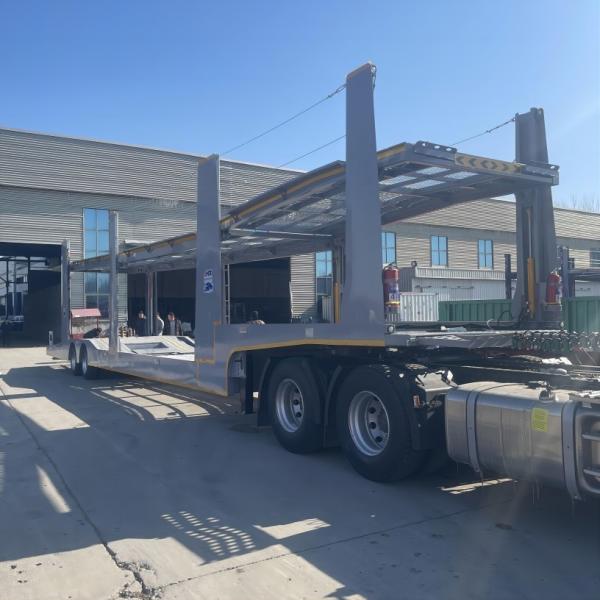 Quality 15 Workdays Production Time Semi-Trailer Car Transport Trailer with and Two for sale