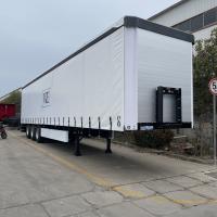 China 60T Max Payload Dry Van Semi Trailer for Customizable Cargo Box Container Transport for sale