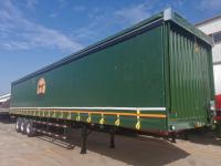China 60T Max Payload Dry Van Semi Trailer for Customizable Cargo Box Container Transport for sale