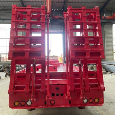 China Container Shipping Transport Flatbed Trailer 120T Max Payload 15 Workdays Production Time for sale