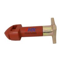 China Max Payload 500kg Trailer Wheels Container Twist Lock for Shipping Containers for sale