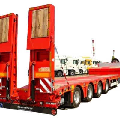 China HUAXIANG3 4 Achs-Grosshals-Ladenauflieger mit 900000KG Höchstlastlast zu verkaufen