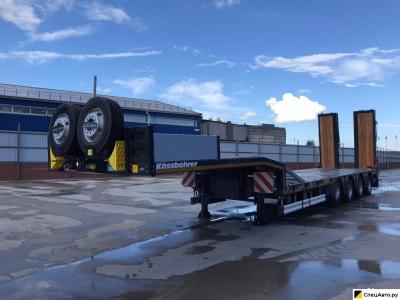 China HUAXIANG3 4 Achs-Grosshals-Ladenauflieger mit 900000KG Höchstlastlast zu verkaufen