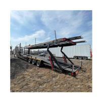 china Huaxiang Transport Car Double Deck Carrier Semi Trailers with Customers Optional