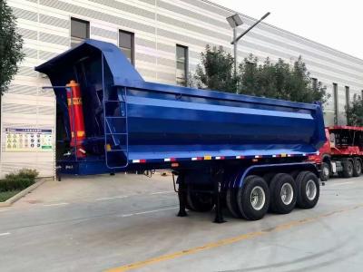 Cina Semi-remolchi a scarico posteriore -remolchi a ribaltamento fatti con 15 giorni lavorativi di produzione in vendita