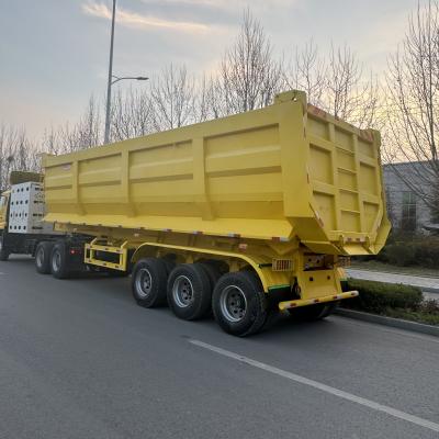 Cina Semi-remolchi a scarico posteriore -remolchi a ribaltamento fatti con 15 giorni lavorativi di produzione in vendita