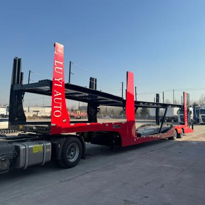 Cina Semi-remolchio per il trasporto di autoveicoli con sospensione meccanica e sospensione aerea in vendita
