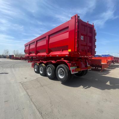 Cina Vendite 4 assi 80 tonnellate 100 tonnellate rimorchio per agricoltura rimorchio per camion in vendita