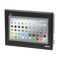 China NB7W-TW01B Programmable Terminal / Touchscreen HMI OMRON Ethernet Communication for sale