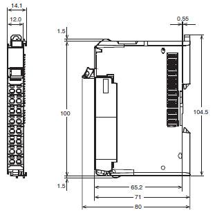 China Unidad de interfaz de expansión de módulo PLC Omron original NX-CIF105 en venta