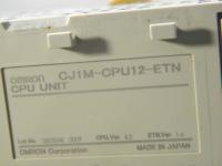 China CPU Omron PLC Module CJ1M-CPU12-ETN Stored Program 90 × 65 Mm for sale