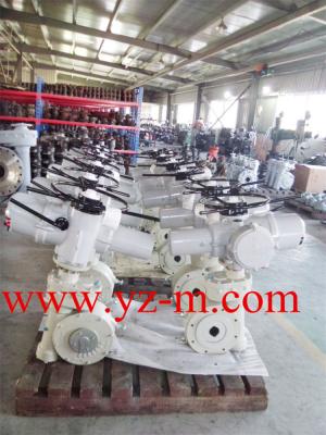 China MY-4-SD Two stage electric worm gear actuator , worm gear operators for electric valves for sale