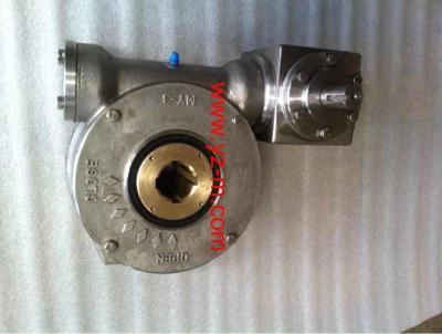 China MY-3 Stainless steel quarter turn Worm gear operator with locking design, worm gearbox for sale
