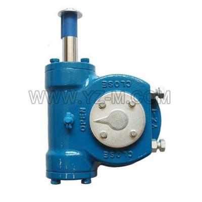 China YZ Series one-stage worm gear actuator ,cast steel worm gear box ,ball valve gearbox for sale