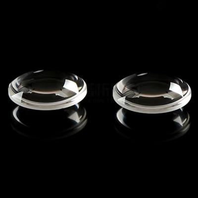 China PMMA 10.7mm Double Convex Lens Led Optical Laser Light Lenses for sale
