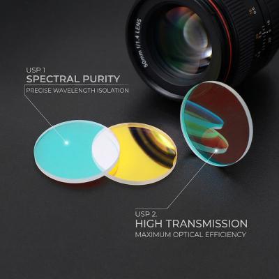 China 8mm Dichroic Optical Filter for sale