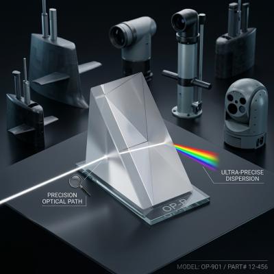 China Custom High precision Optical BK7 Glass Suncatcher Crystal Prism Right Angle Triangular Prism With AR coating for sale