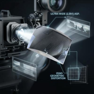 China Sapphire Crystal Cylindrical Lens Projection Equipment Lens for sale