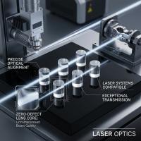 China Custom Laser Quartz Objective Rod Lens 0.5-50mm for Optical Welding Machine for sale