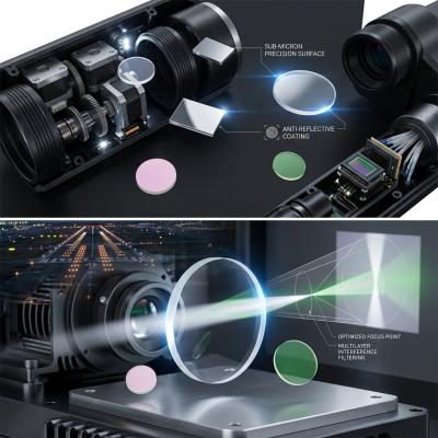 China BK7 AR Coating Glass Optical Components For IR Camera for sale