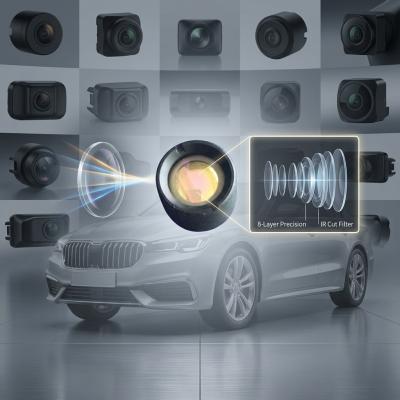 China Automotive Grade Custom Vehicle Camera Lenses for ADAS and Driver Assistance Systems for sale