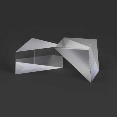 China Aluminized Outer Reflection Bk7  Optical Glass 90 Degree Rectangular Prism Right Angle Prism for sale
