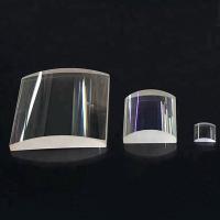 China BK7 Double Convex Rectangular Cylindrical Lens 0.7-400mm Diameter for High Power Laser Focus Applications for sale
