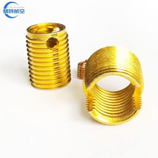 Galvanized Carbon Steel Thread Inserts Self Tapping Slotted Thread Screws