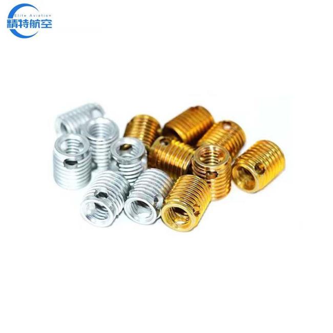 M14 Repair Internal Thread Fastener Self-Tapping Slotted Insert Tangless Coils Screw Threaded Insert