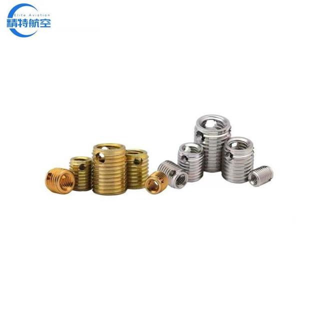 SS304 Metric 302 M2 M3 M4 Holes Types Self Tapping Screw Bushing Slotted Type Wire Thread Insert