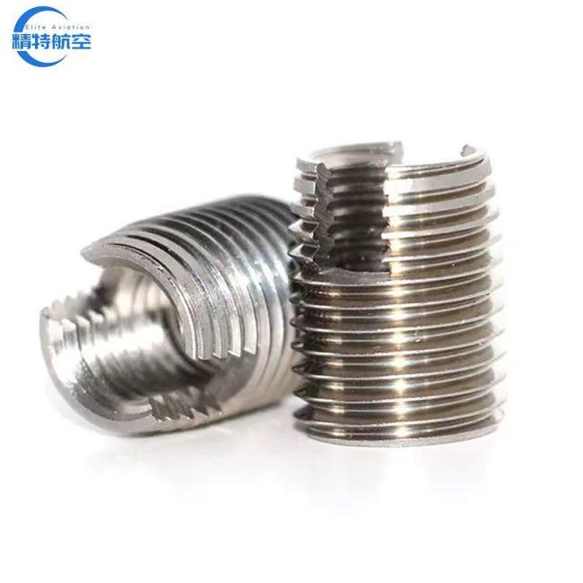 Customized M2 to M15 Self Tapping Screw Bushing Slotted Type Repair Internal Thread Fastener Self Tapping Thread Fasteners Insert