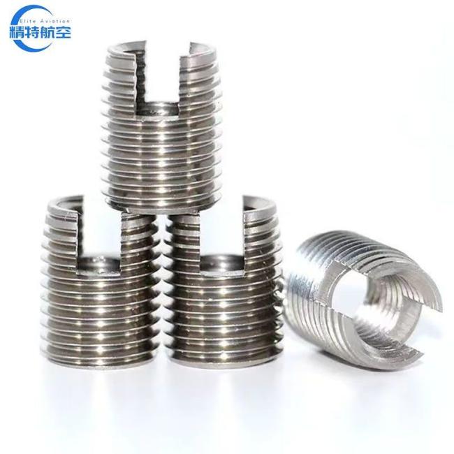 2024 New Products Selftapping Slotted Insert Tangless Coils Screw Threaded Insert