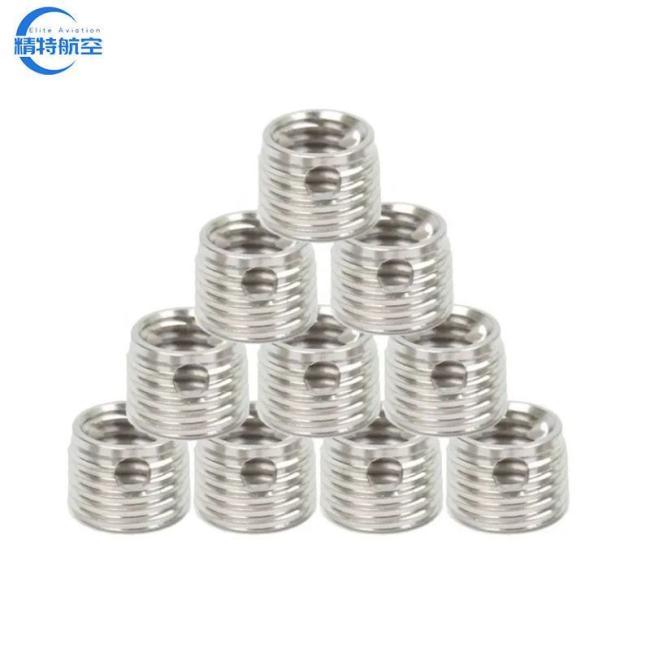 Manufacturing 302 Thread Repair Inserts M2 M2.5 M3 M4 M5 M6 Self Tapping Thread Insert with Cutting Slot